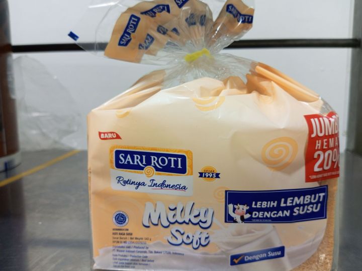 Roti tawar milky shoft jumbo 15 slice | Lazada Indonesia