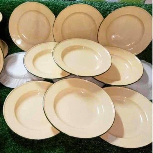 CLASSIC ENAMEL PLATE PINGGAN AYAN VIRAL COATING THAILAND RABBIT BRAND ...