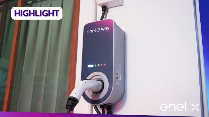 Enel X - Waybox [Smart EV Charger] - เครื่องชาร์จรถยนต์ไฟฟ้า 22kW หัว ...