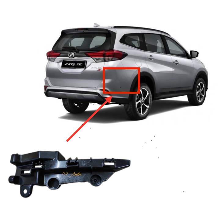 *Original Perodua Aruz Rear Bumper Side Bracket/ Belakang Bumper Bawah ...