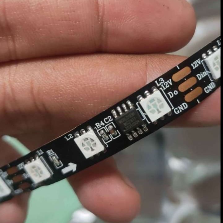 LED WS 2811 12V RAPAT 5M/roll ORIGINAL IC WORLDSEMI 2811 | Lazada Indonesia