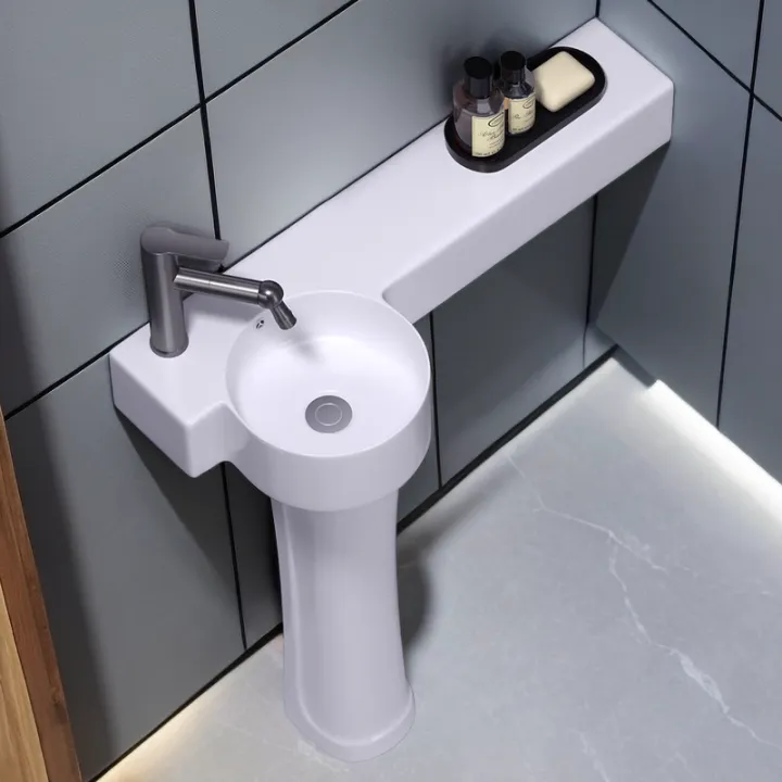 Internet Hot New 70/80 Narrow Pedestal Basin Ceramic Basin Mini Small ...