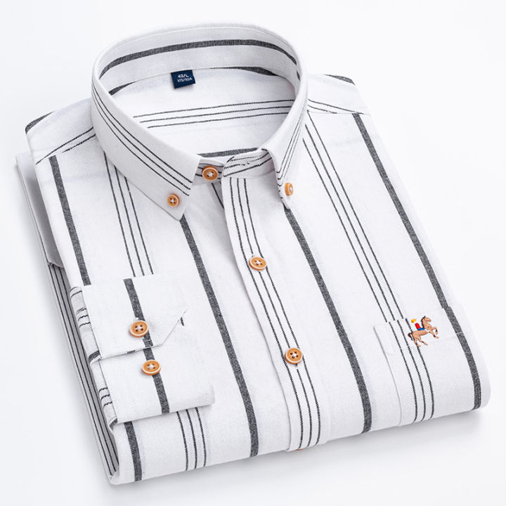 Mùa Xuân Trang Phục Công Sở Thoải Mái Oxford Weave Cotton, Vải Bông Áo ...