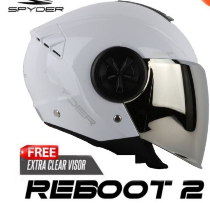 SPYDER Reboot 2 Plain Colors + FREE extra Clear Visor | Lazada PH