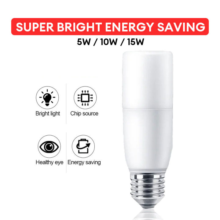 LED Light Bulb 20W Stick Bulb E27 High Quality LED Bulb Energy Saving Mentol Lamp 6500k White ...