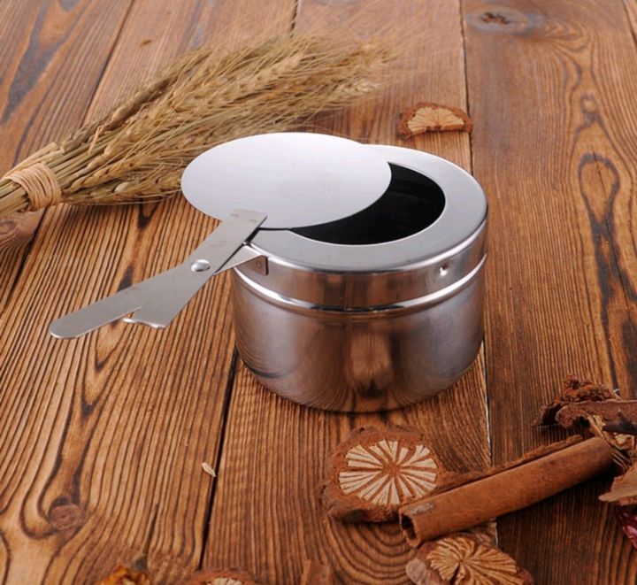 Stainless Steel Sterno Heating Wax Holder Fuel Burner Chafing Dish Food ...