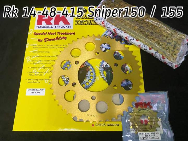 SNIPER 150/155 14 49 415 RK CHAIN SET | Lazada PH
