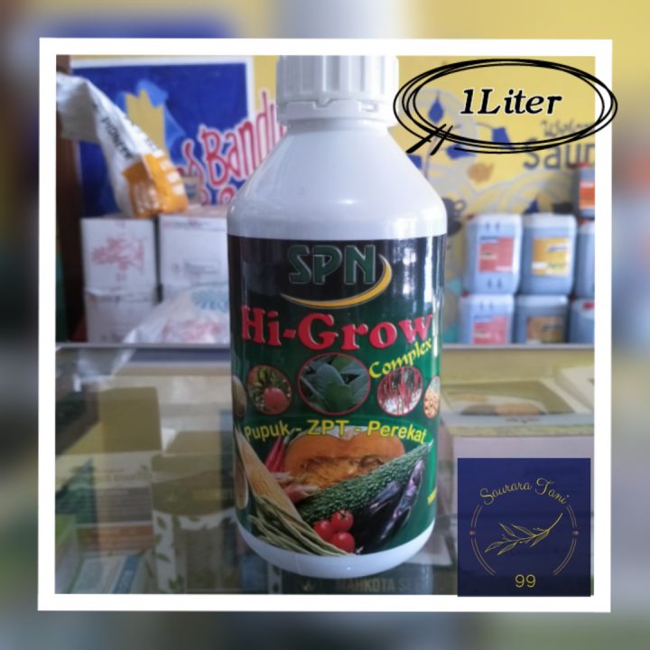 Pupuk Daun Higrow Zpt + Perekat Segala Jenis Tanaman Kemasan 1Liter | Lazada Indonesia