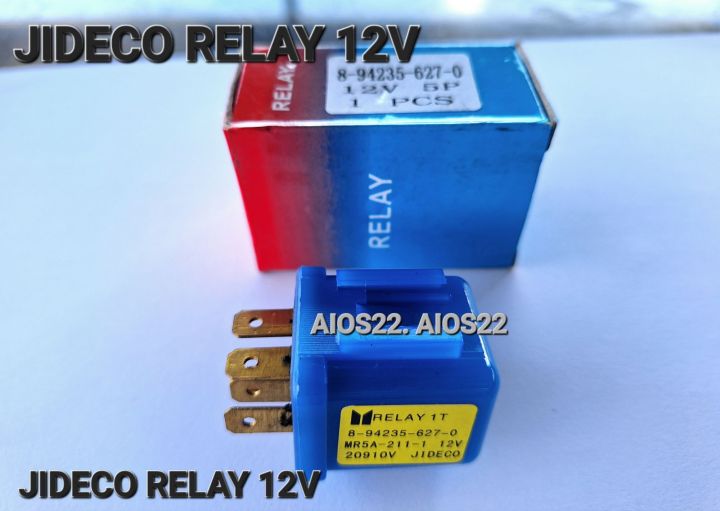 ORIGINAL JIDECO RELAY 12V 24V 4PIN HEAVY DUTY | Lazada PH