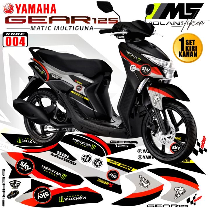 Decal Sticker Striping Variasi Yamaha Mio GEAR 125 | Decal Semi ...