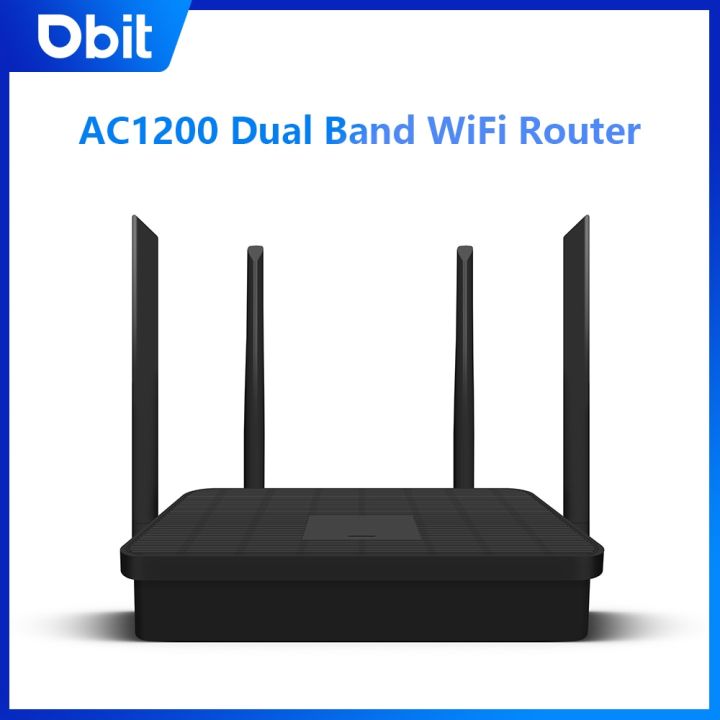 DBIT Wifi Router AC1200 Full Gigabit 2.4G&5G Router 4 High-Speed ...