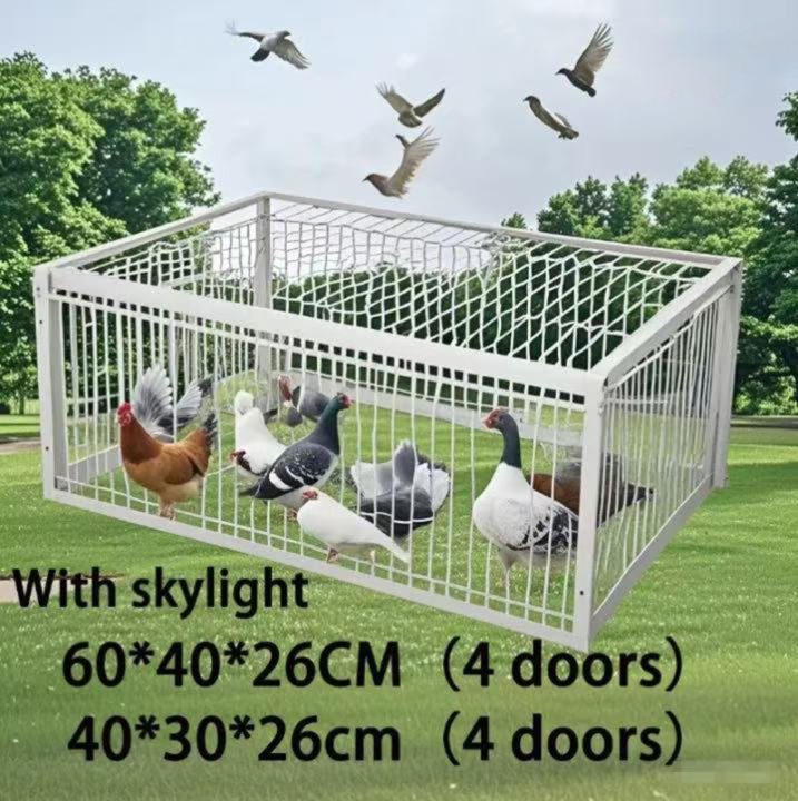Pigeon Trap door Chicken Trap Kulungan ng kalapati (4 door ) Fully ...