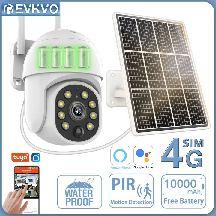 EVKVO กล้องวงจรปิดรักษาความปลอดภัย,กล้อง IP Camera Amazon Alexa PTZ 128Gb SD การ์ดไร้สายผ่าน ...