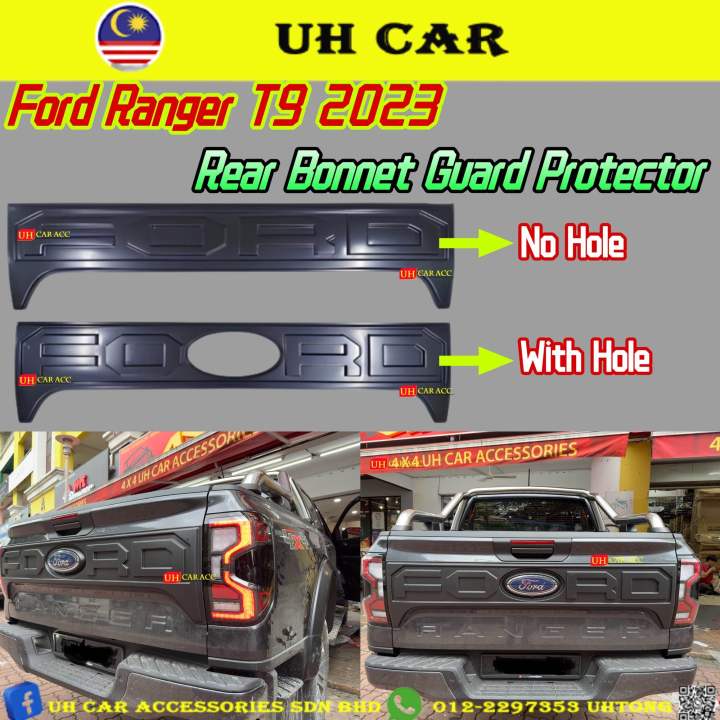 Ford Ranger T9 2023 XL XLT WILDTRAK Rear Tailgate Protector Cover Rear ...