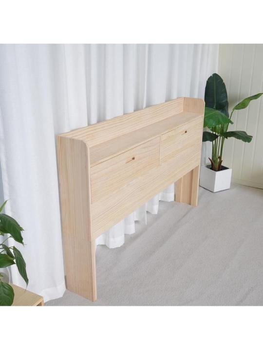Solid Wood Customized Bed Headrest Backboard Tatami High Box Bed Sheets ...