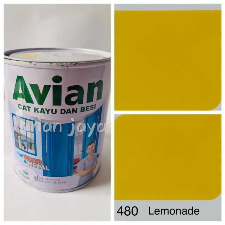 Cat kayu dan besi Avian Paint Lt Kg Kuning | Lazada Indonesia