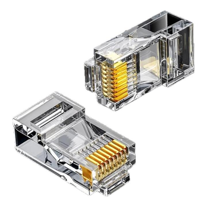 Samzhe | Super Cat 6 Gold-Plated Copper RJ45 Network Connector | Lazada ...