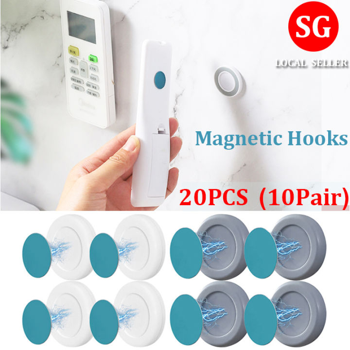 🇸🇬【SG stock】Magnetic Hooks Wall Mount Strong Magnet Holder Hook for ...