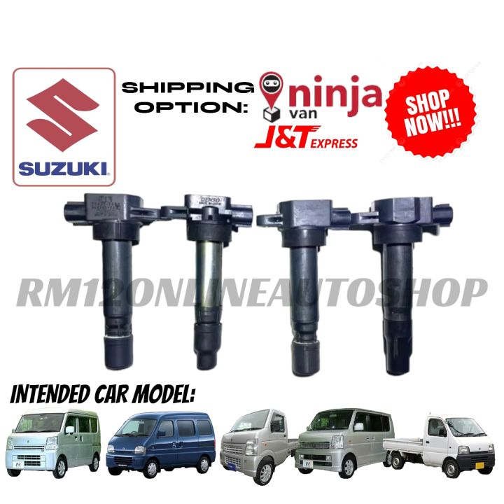 IGNITION COIL FOR SUZUKI DA64V DA62 DA63 DA52 BIG EYE DA64W K6A F6A ...