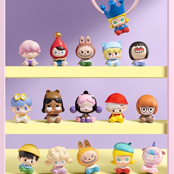 🔥พร้อมส่ง🔥 ตุ๊กตา pop bean พวงกุญแจ POP BEAN CRYBABY Labubu Zimomo โมเด ...