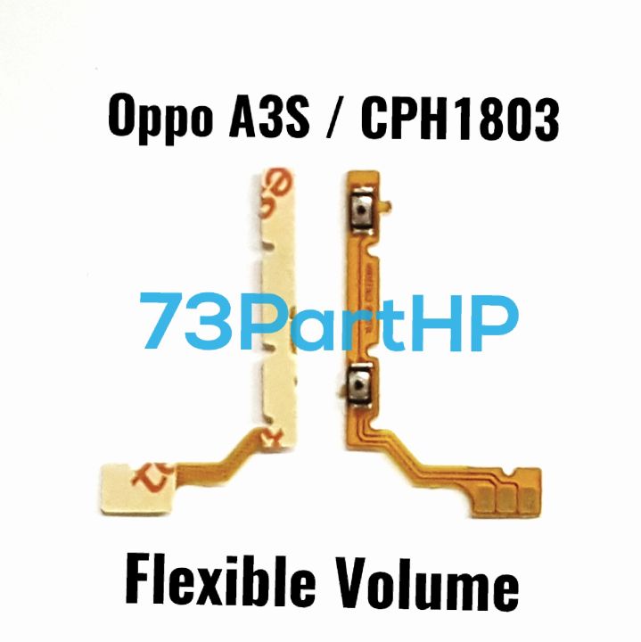 Flexible Konektor Volume Oppo A3S CPH1803 - Fleksibel Fleksible ...