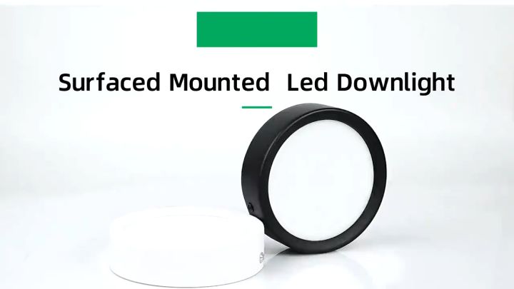 Led Ceiling Light 3 color Downlight Surface Mounted Tricolor Pin Lamp ...