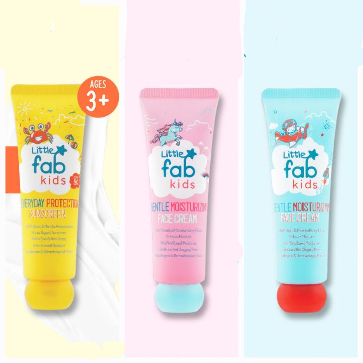 Little Fab Kids Moisturizer Face Cream 40ml Skin Care - Littlefab Kid ...