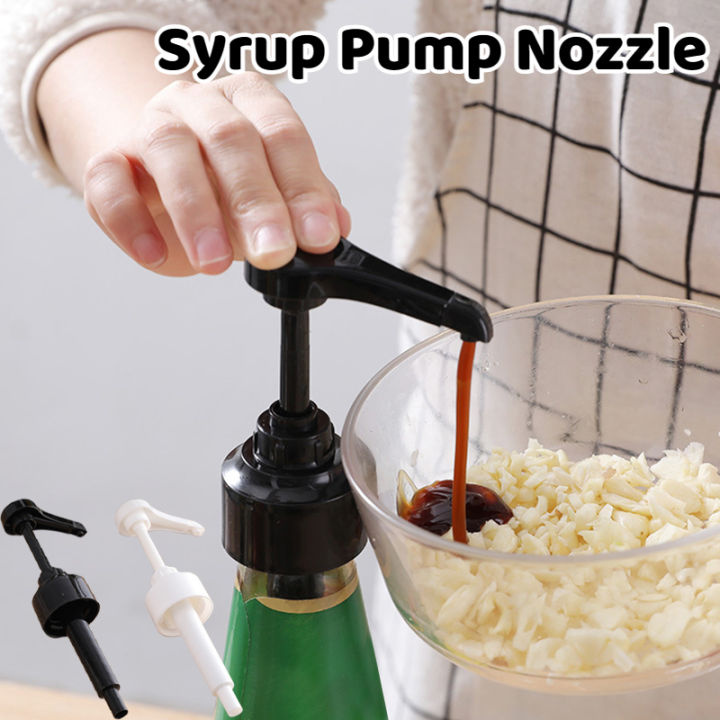 Syrup Pump Bottle Nozzle Milk Tea Coffee Syrup Dispenser Replacement ...
