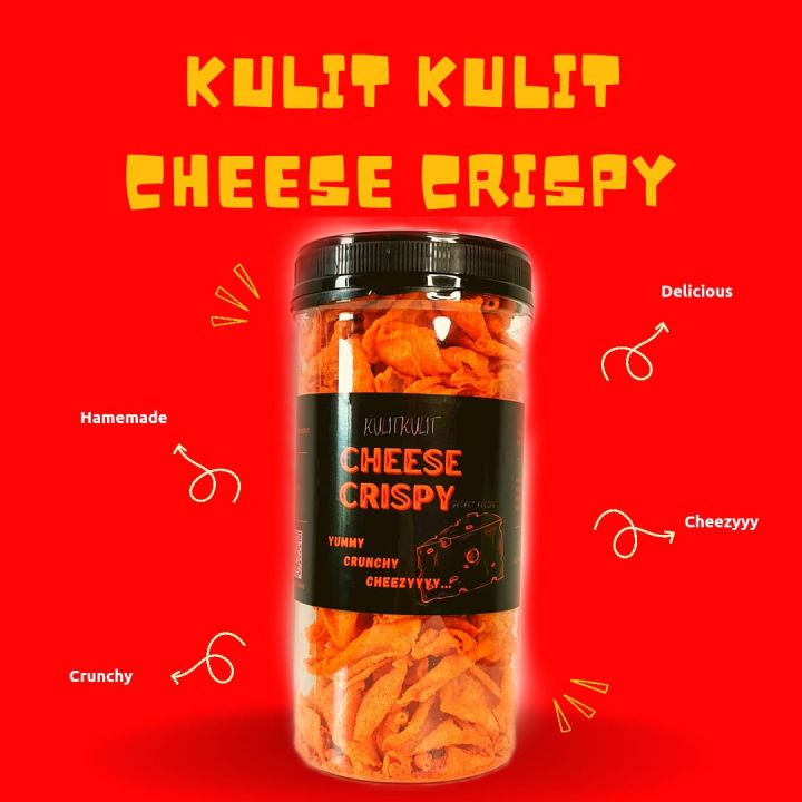 Kulit kulit cheese crispy 脆皮起司零食 370 gram x 2 bottles | Lazada