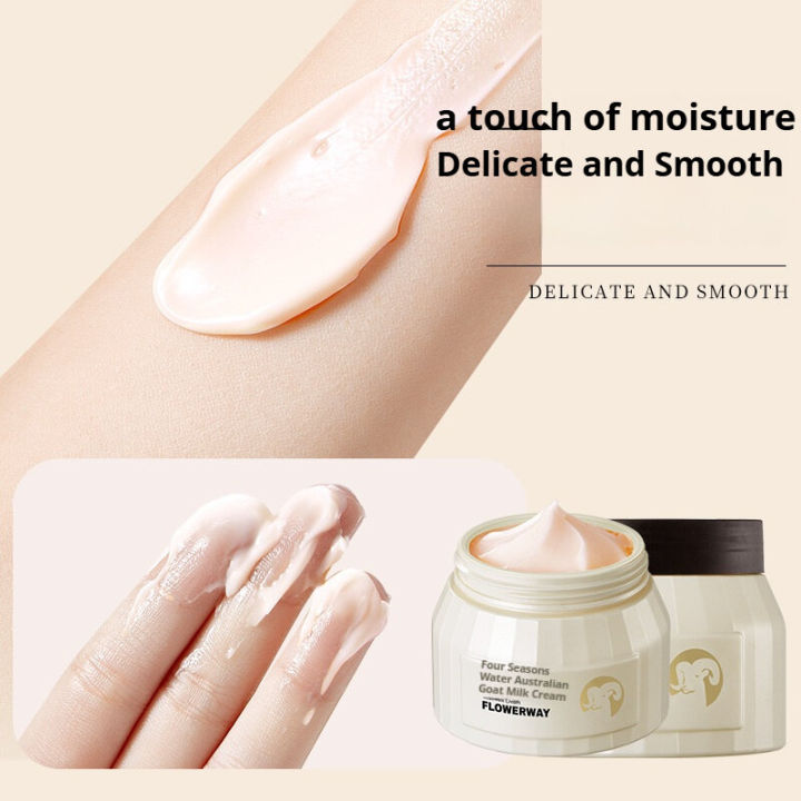 Goat Milk Cream Moisturizing Facial Cream Smooth Skin Rejuvenation Anti ...