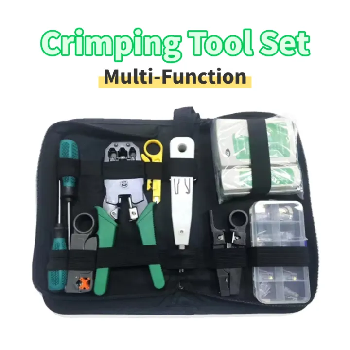Network Tool Kit Punch Down Cable Tester Stripper Cutter Tool-Set ...