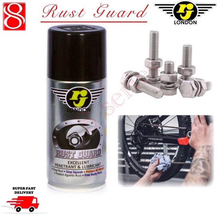 RJ London Anti Rust Aerosol Spray/ Rust Guard / Rust Remover/ Rust ...