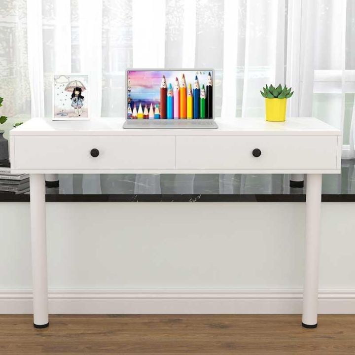 Bay Window Custom Small Computer Desk Long Short Leg Window Sill ...