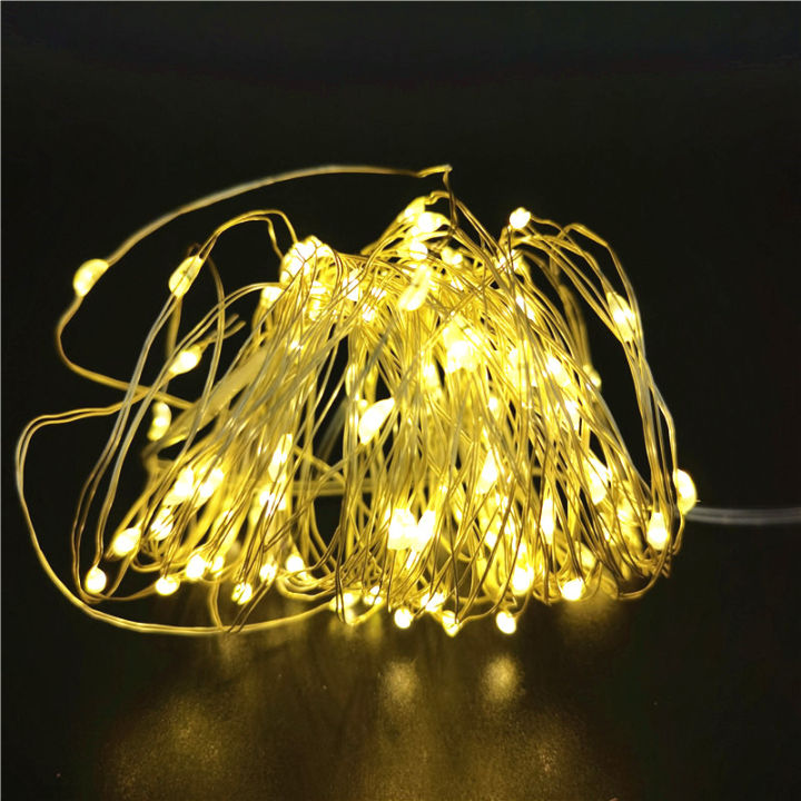 5M LED Copper Wire Fairy String Lights Battery Powered Festive Bottle ...