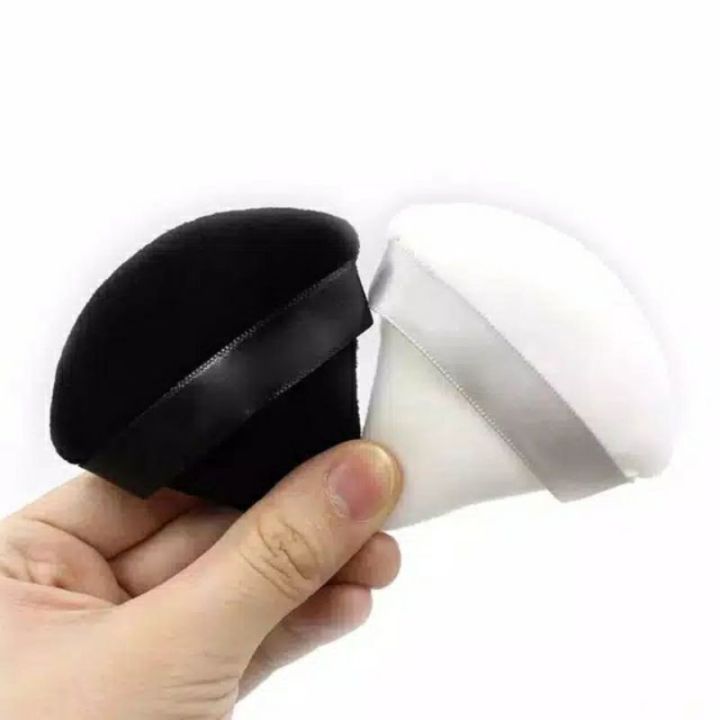 Mini Triangle Velvet Facial Face Puff Cosmetic Makeup Cotton Satin ...