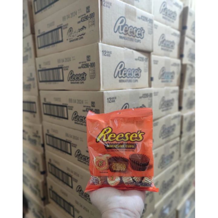 REESE'S MINIATURES 150g MILK CHOCOLATE & PEANUT BUTTER CUPS Imported Chocolate | Lazada PH