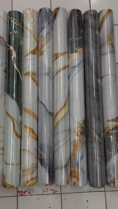 HT Wallpaper Foam Vinyl Marble Roll 1.2M x 2.8M x 2.5mm Wallpaper Foam ...