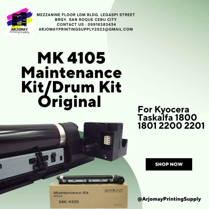 MK4105 MAINTENANCE KIT/DRUMKIT ORIGINAL GENUINE FOR KYOCERA TASKALFA ...