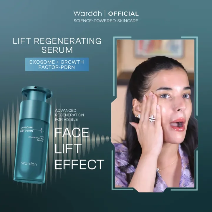 Wardah EXOSOME + PDRN Lift Regenerating Serum (Clinic Treatment Serum ...