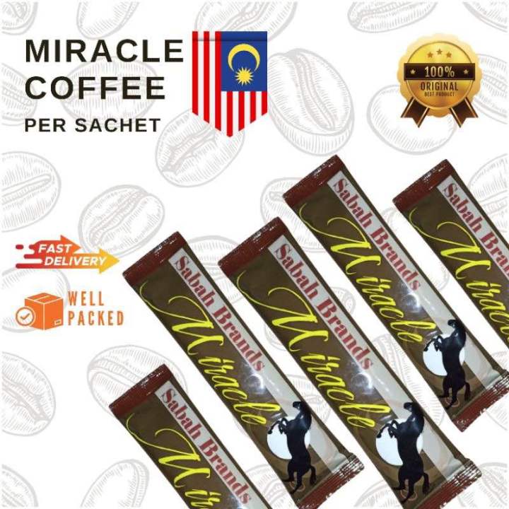 MIRACLE SABAH Brands Coffee 5 SACHET PROVEN EFFECTIVE for men & women ...