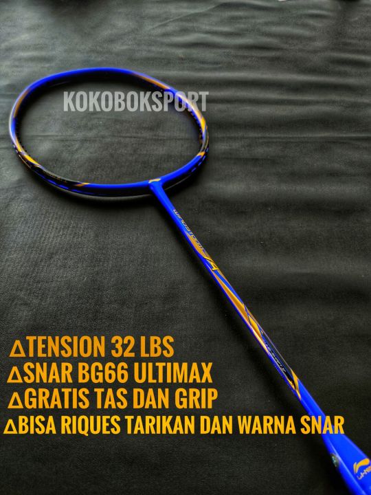 promo toko RAKET BADMINTON LINING WINSTROOM 74 SERI TERBARU 32 LBS SIAP ...