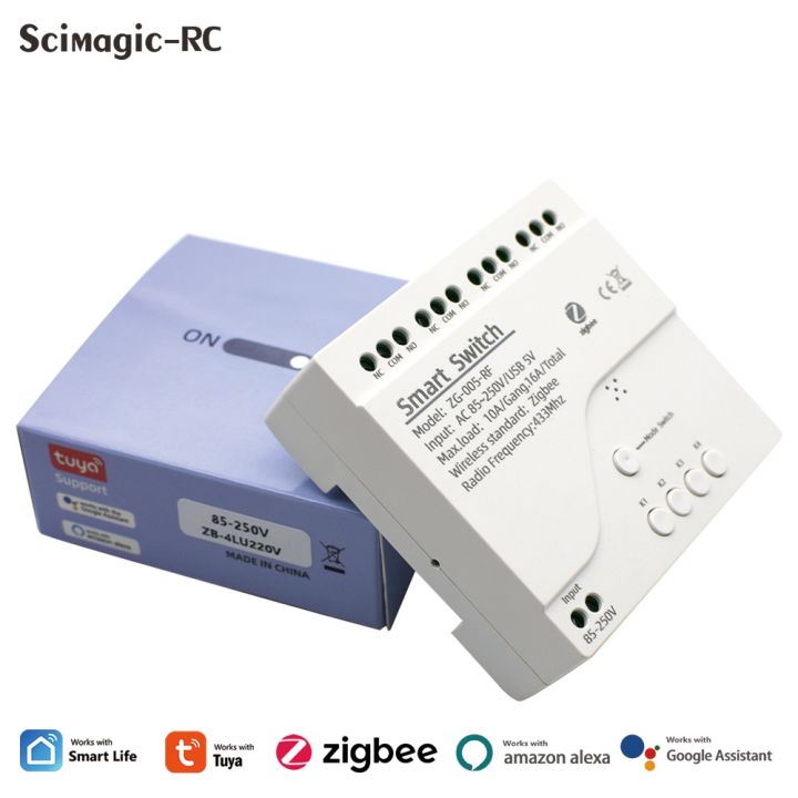 Zigbee Tuya Ewelink Smart Switch Module 1/2/ 4 Channels 7-32V 85-250V ...