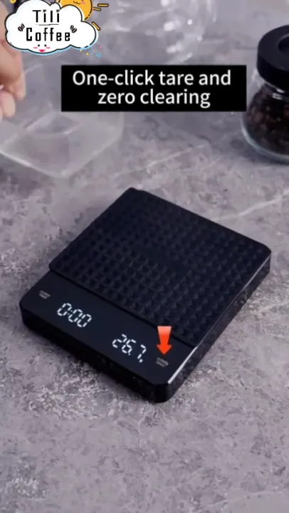 Coffee Scale with Timer High Precision Coffee Weighing Scale ...