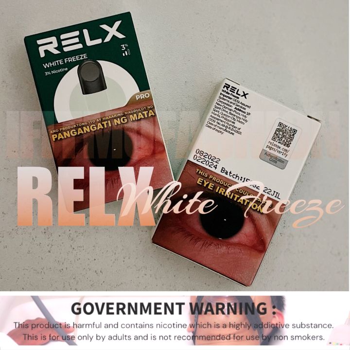 RELX Pod GHW WHITE FREEZE for Infinity Essential Phantom Artisan Breeze ...