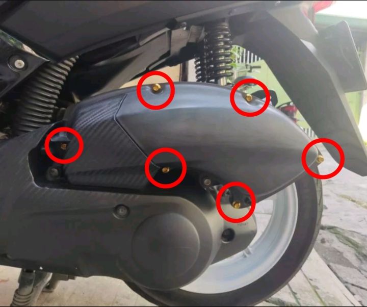 HENG Air filter box Bolt for YAMAHA Nmax v1, v2, v2.1 / Aerox v1, v2 ...