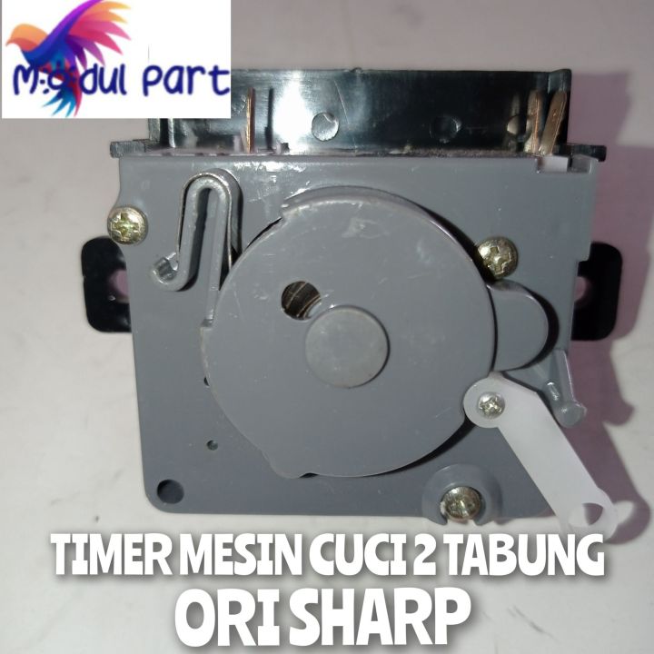 STOK TIMER SOKET MESIN CUCI PENCUCI SHARP 3 PIN / TIMER WASH SOCKET 3 ...
