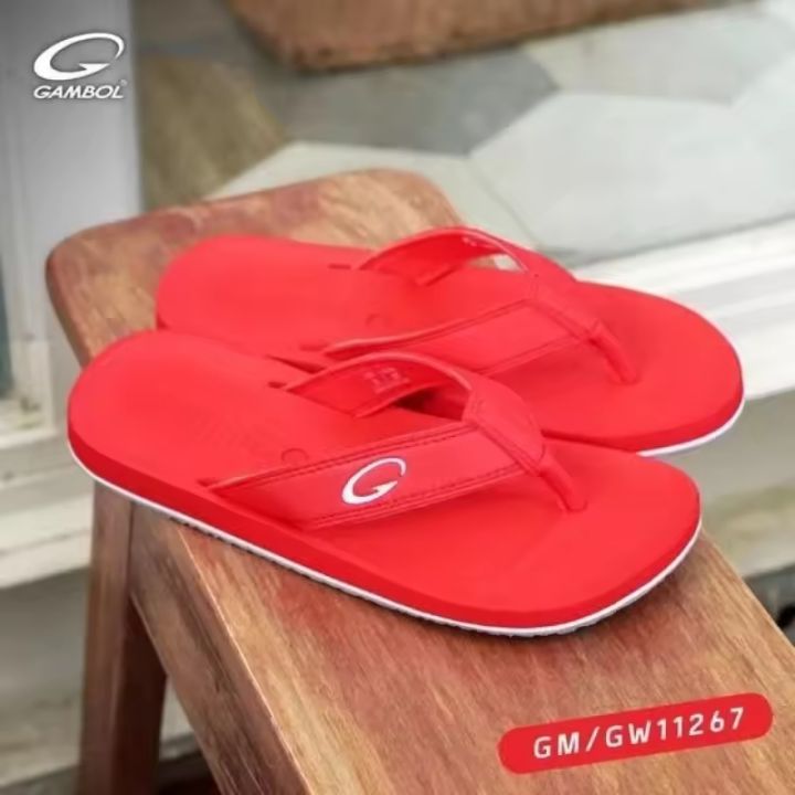Gambol [11267 #1ถูกสุดในไทย size 33-46] G67 รองเท้าแตะหูหนีบ แกมโบล ...