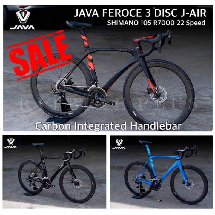 (ผ่อนได้) เสือหมอบคาร์บอน Java Feroce3 j-air disc เฟรมคาร์บอน มาตราฐาน ...