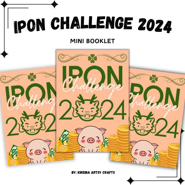 Ipon Challenge 2024 Booklet | Ipon challenge 2 years | Lazada PH