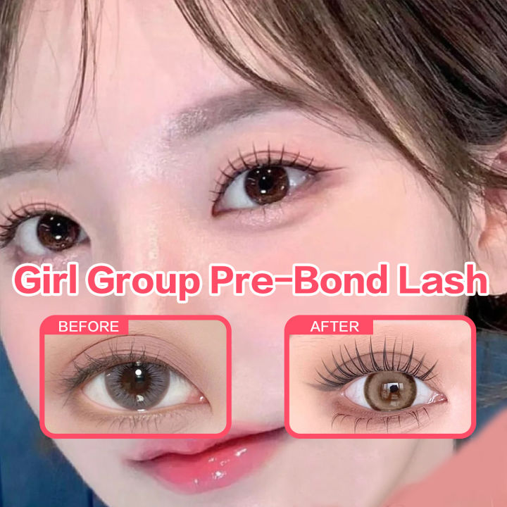 [Glue Free Eyelash] PRAECLARUS Girl Group Eyelashes C Curl 11-13mm ...